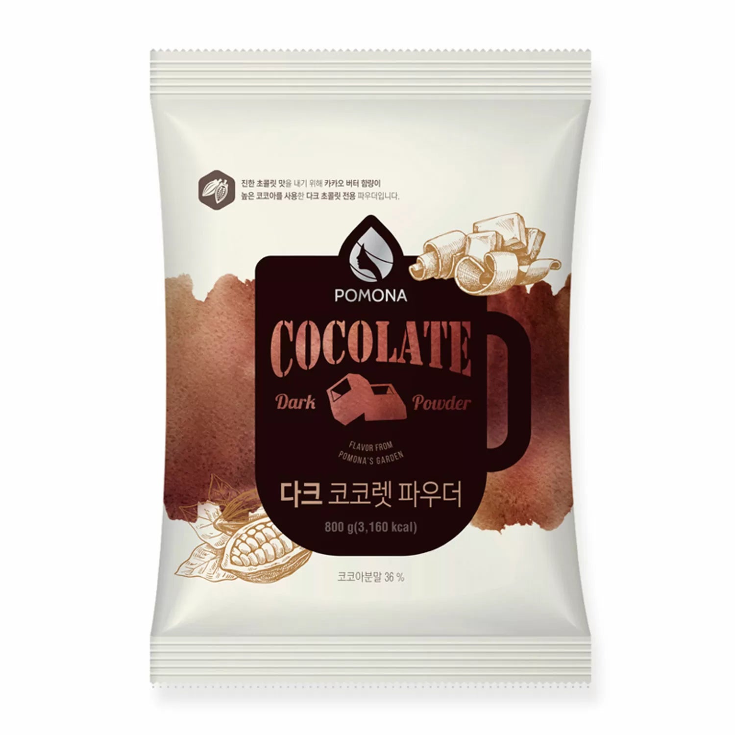 Excepcional Chocolate En Polvo Coreano Pomona 800 Gr – Alimenticia